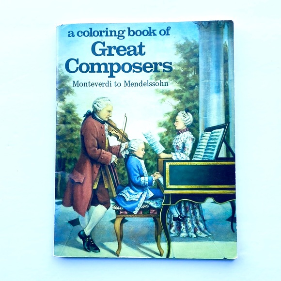 Coloring | Accents | Great Composers Coloring Book Monteverdi To ...